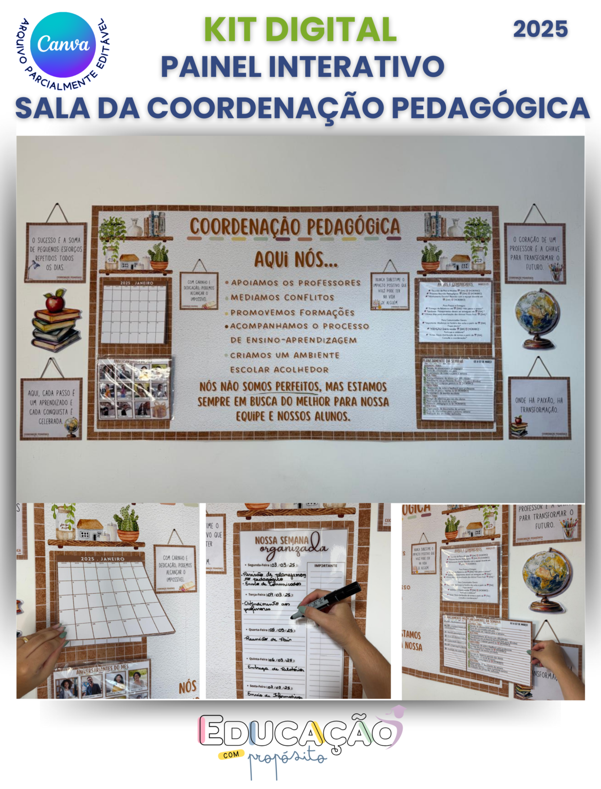 Painel Interativo para sala da Coordenação Pedagógica – 2025 - Educação ...
